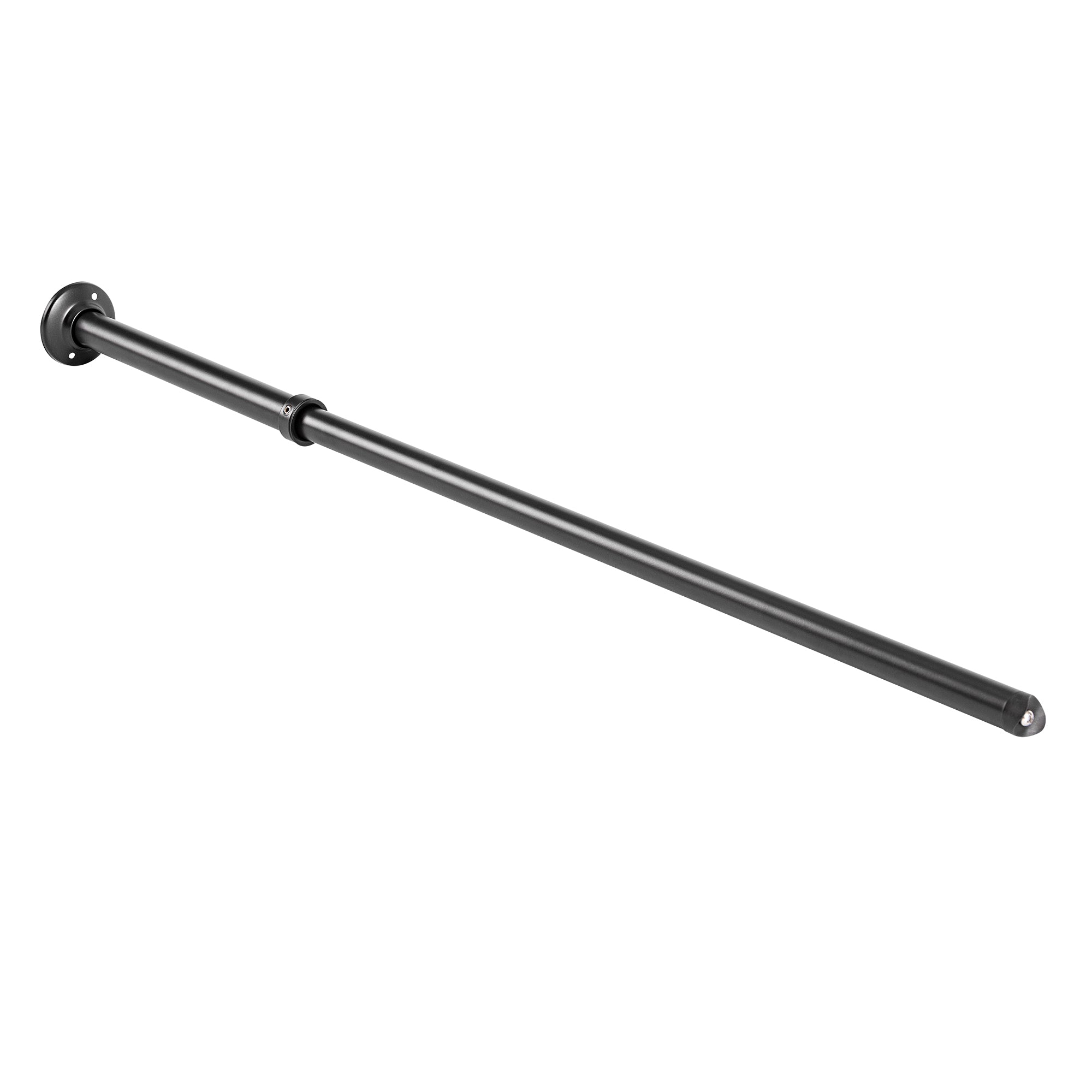Utopia Alley VS1BK Rustproof Wall Mounted L-Shaped Corner Rod Vertical